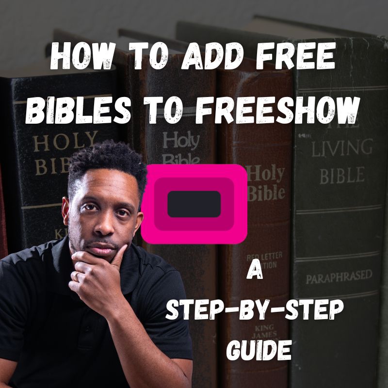 How to Download & Install Bible Versions in FreeShow | Free Media Toolkit